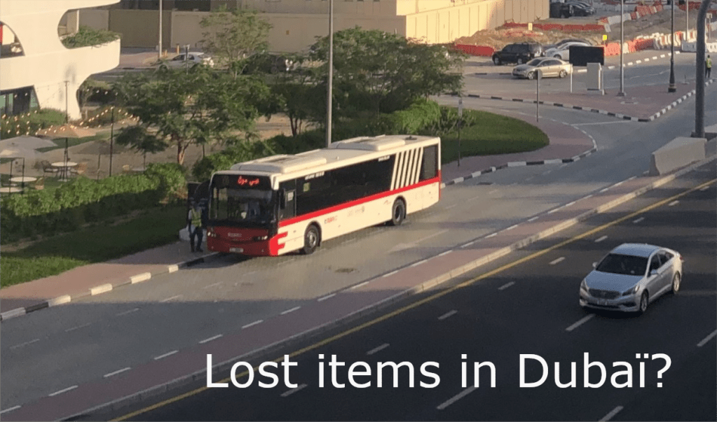 Lost and Found Bus Dubaï | Report a lost item