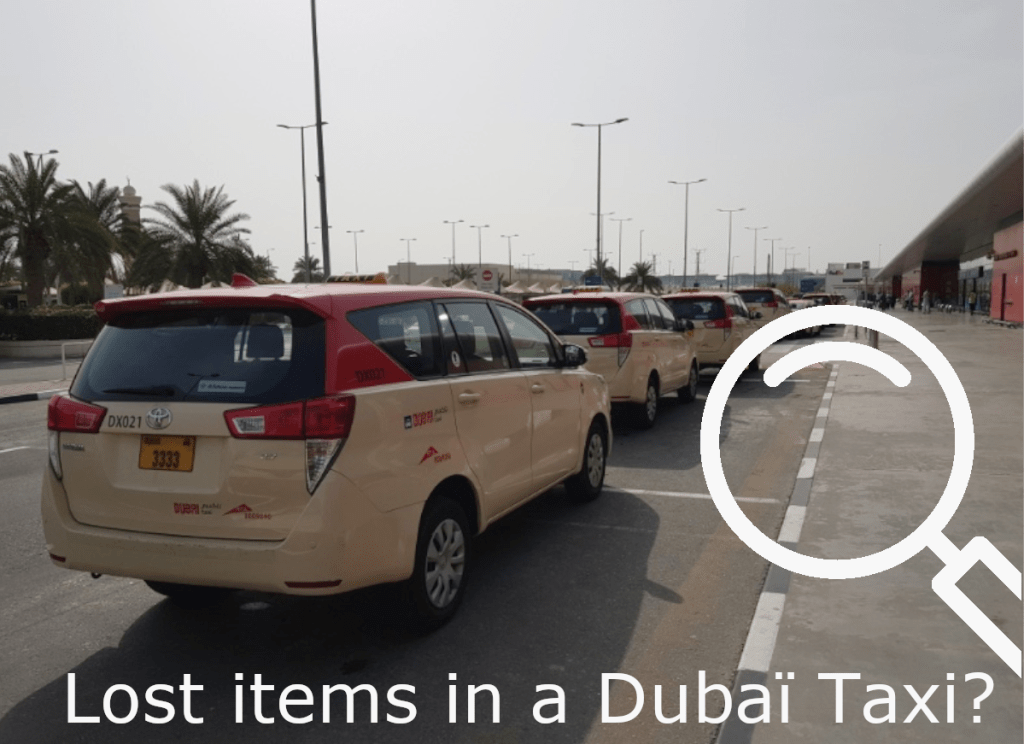 Lost and Found Taxi Dubaï | Report a lost item